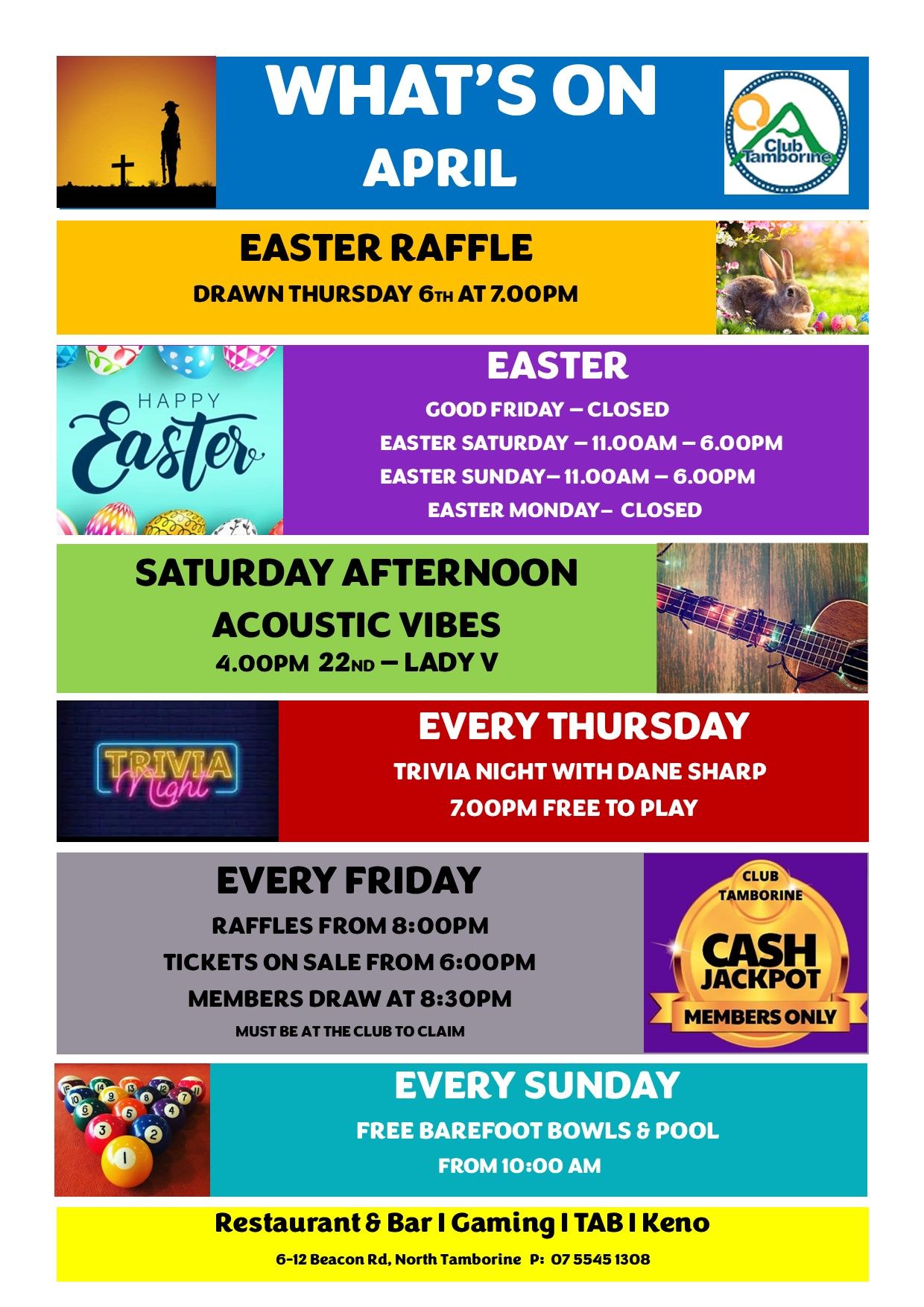 What's On April
