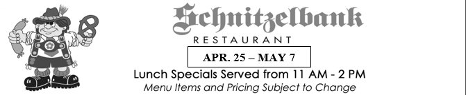 German Restaurant | Jasper, IN | Schnitzelbank Restaurant