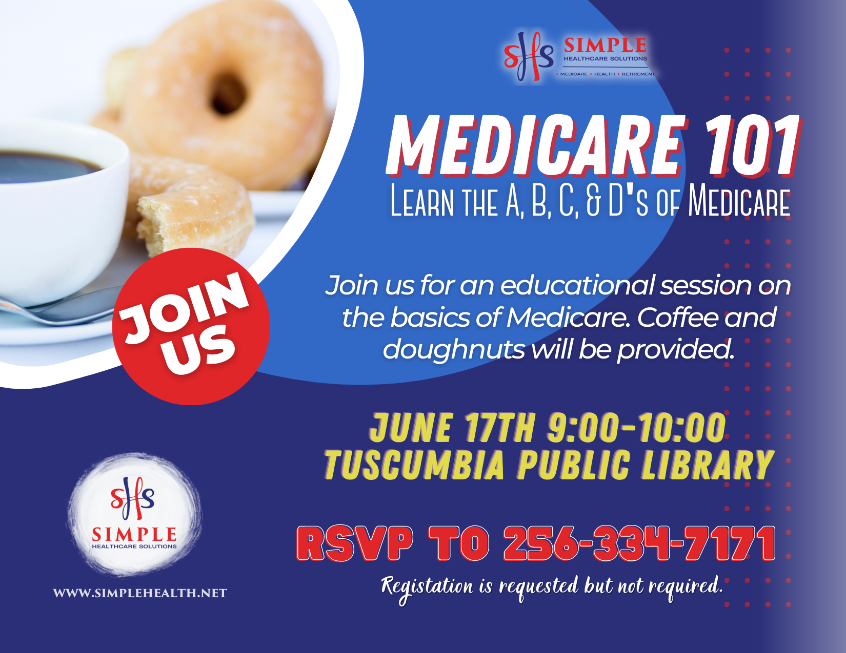 Upcoming Events | Simple Healthcare Solutions