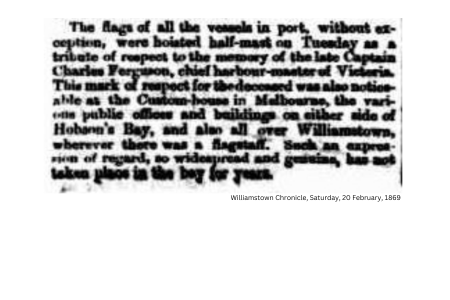 Williamstown Notables - Captain Charles Ferguson