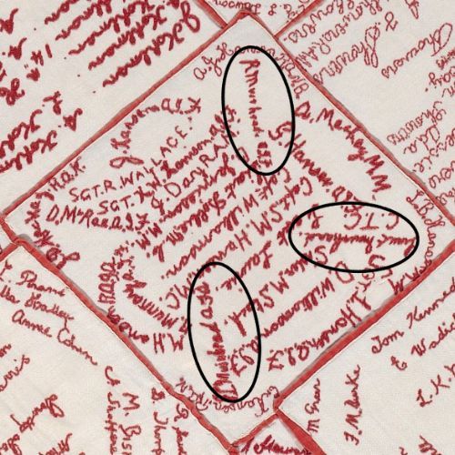 WWI Signature Quilt Squares Home