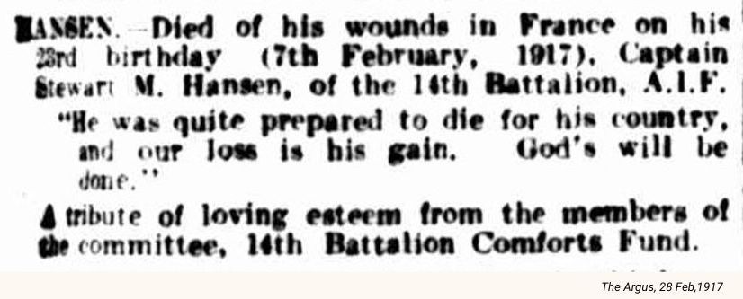 Stewart Murray Hansen - WWI Patchwork Quilt