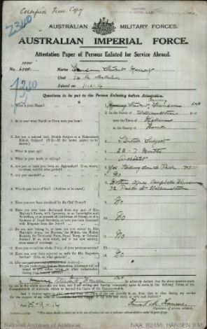 Stewart Murray Hansen - WWI Patchwork Quilt