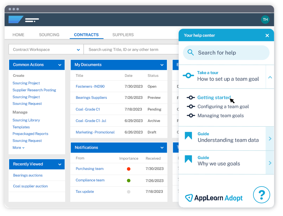 SAP Ariba - AppLearn
