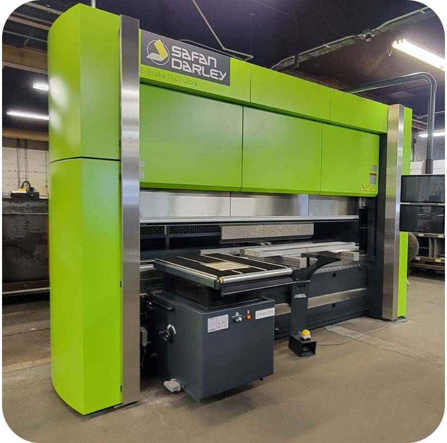 Newly Installed Press Brake - The Safan-Darley E Brake