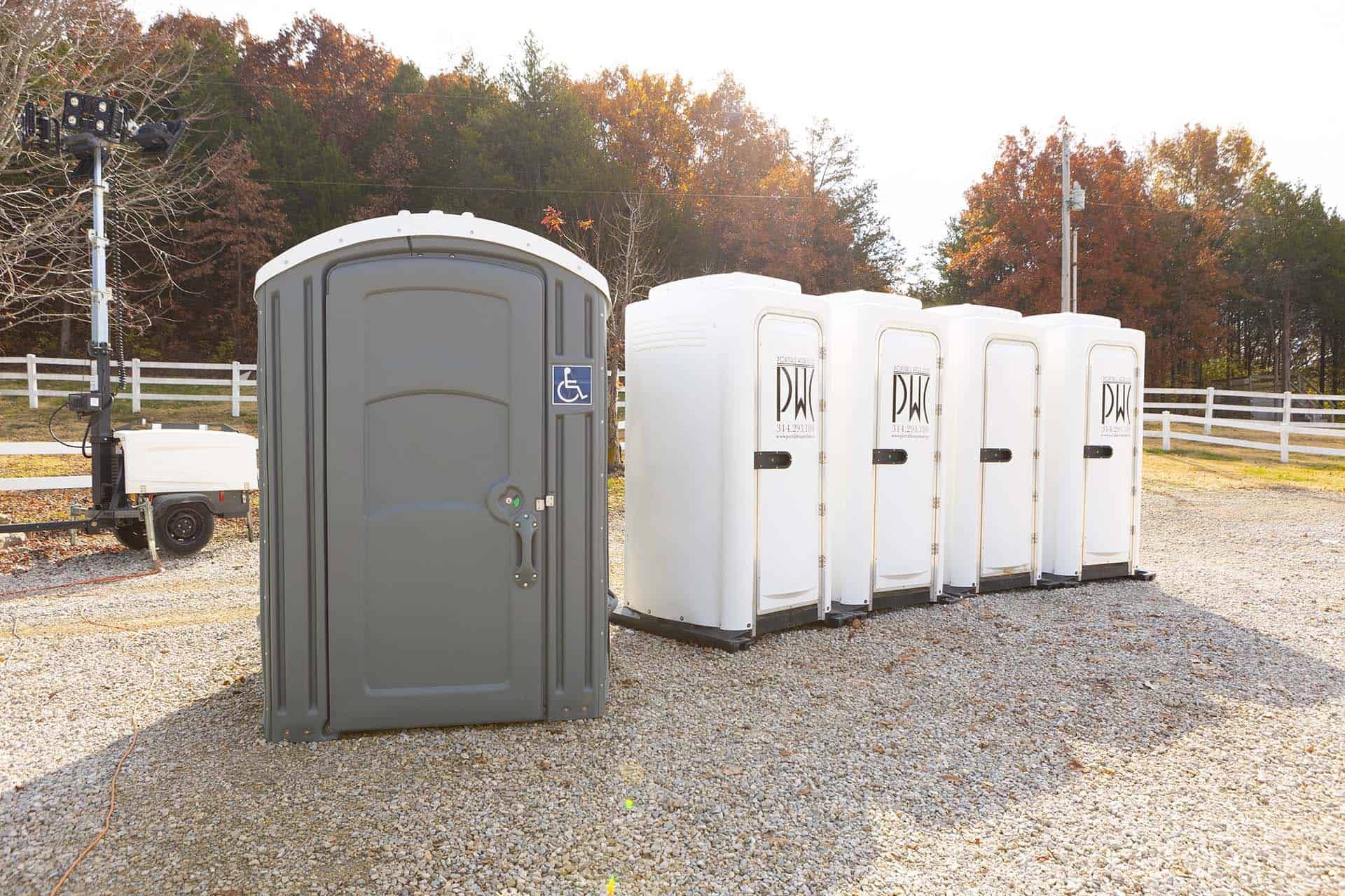PWC St. Louis | Luxury Porta Potty Rentals & Restroom Trailers