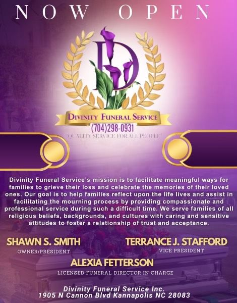 Divinity Funeral Service | Kannapolis, NC