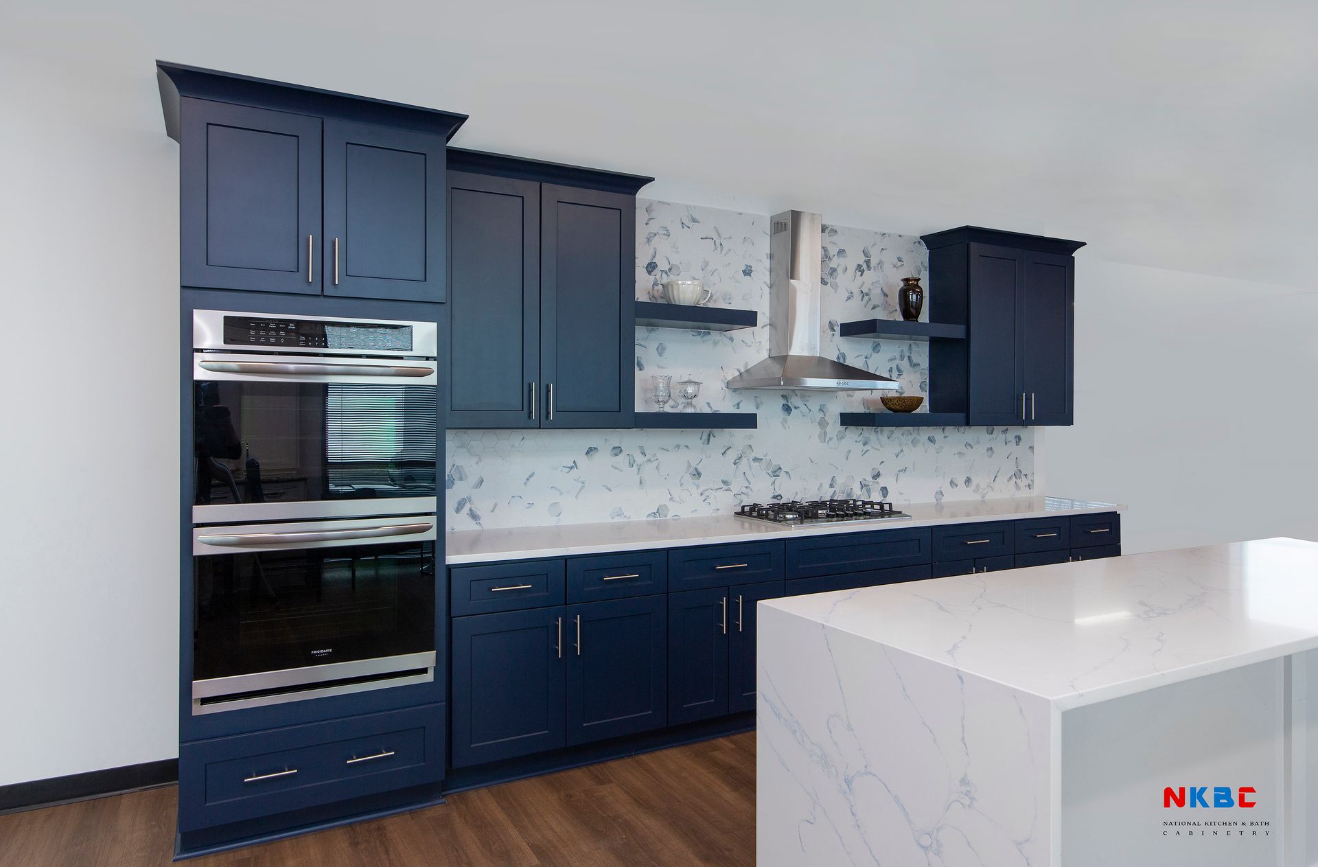Shaker Blue Cabinets | National Kitchen & Bath Cabinetry Inc