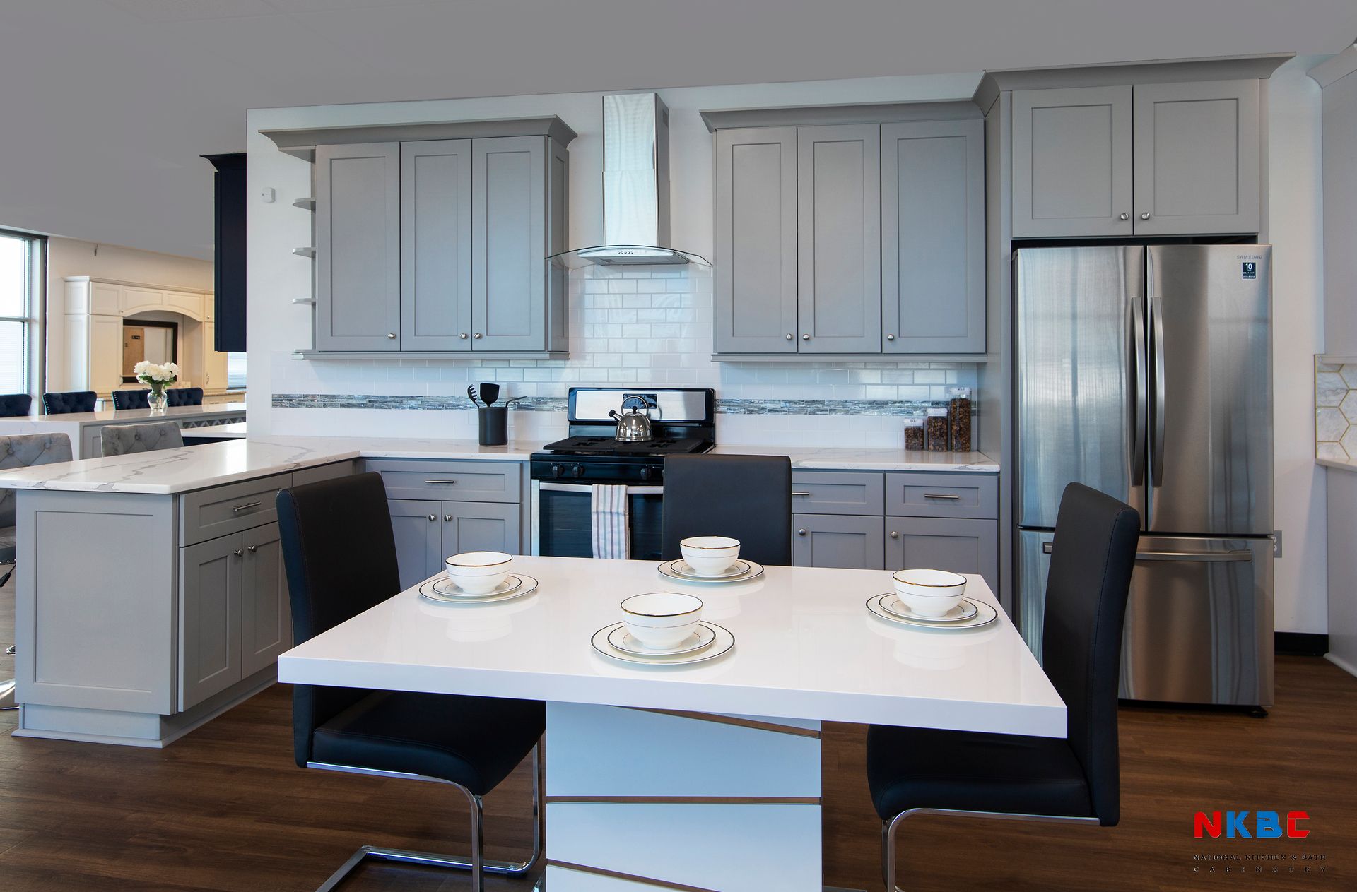 Pearl Gray Cabinets | National Kitchen & Bath Cabinetry Inc | Cabinet ...