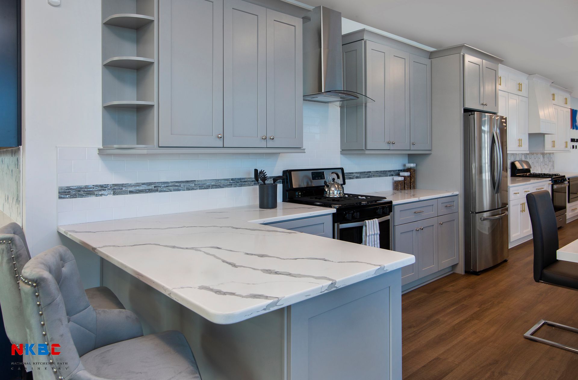 Pearl Gray Cabinets | National Kitchen & Bath Cabinetry Inc | Cabinet ...