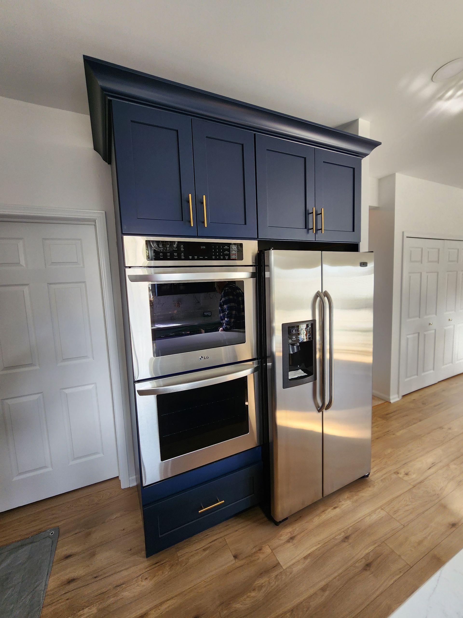 Shaker Blue Cabinets | National Kitchen & Bath Cabinetry Inc