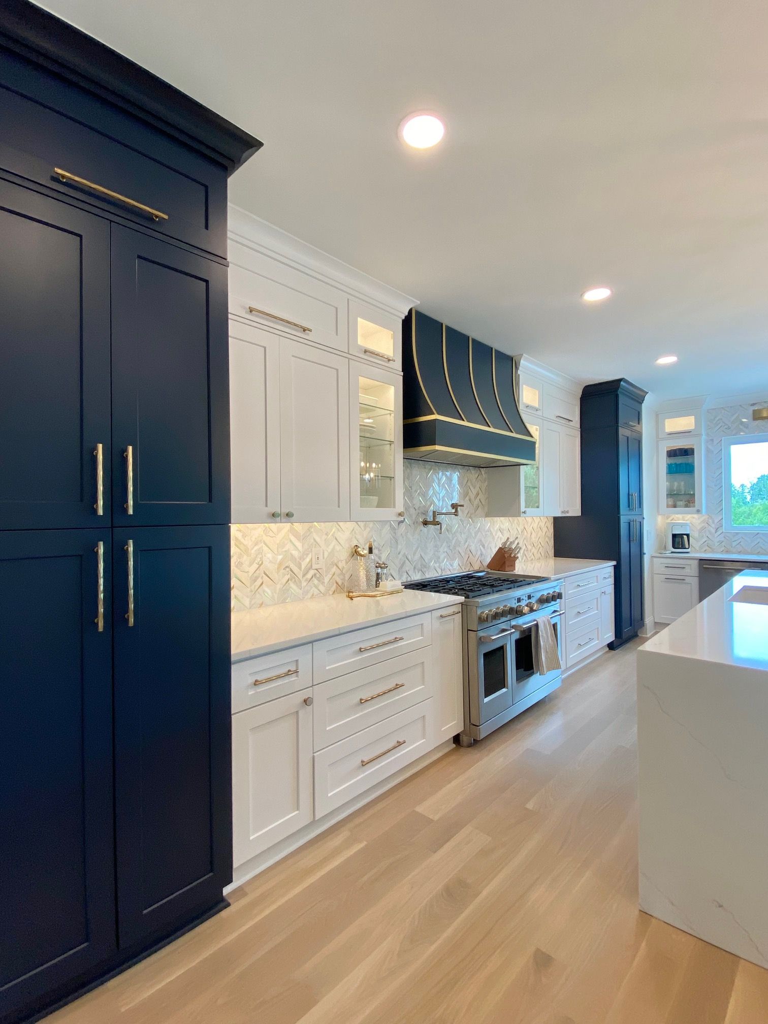 Shaker Blue Cabinets | National Kitchen & Bath Cabinetry Inc
