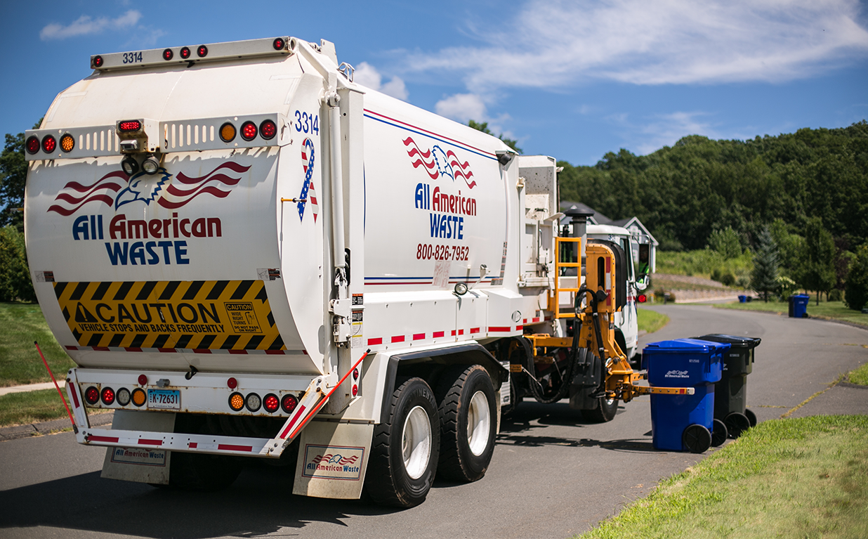 Trash & Recycling Pickup in Brookfield CT | All American Waste