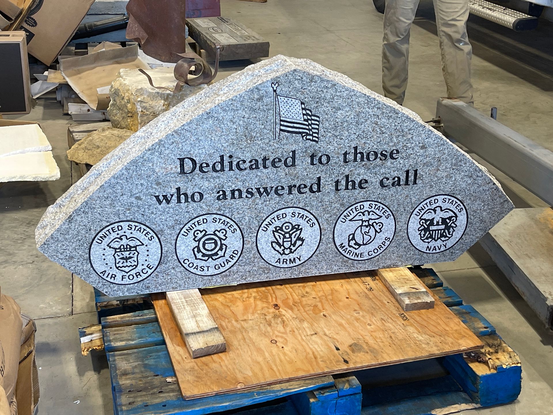 Custom Shaped Memorials