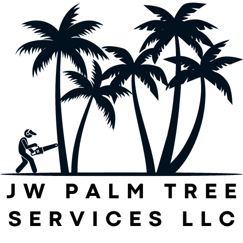 Palm Tree Trimming Cartoon
