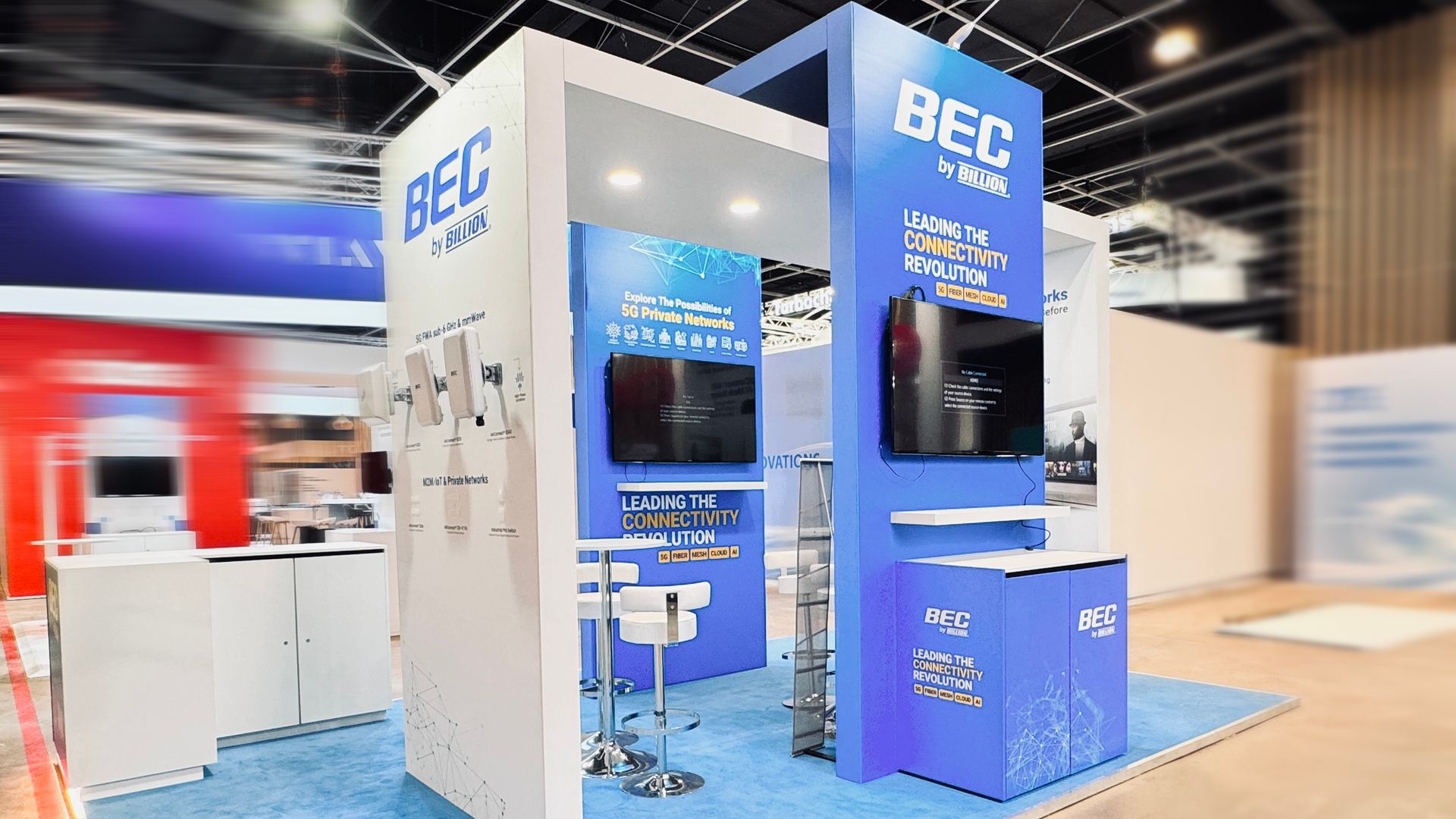 BECbyBillion於2023 Network X 展示一系列5G通訊解決方案