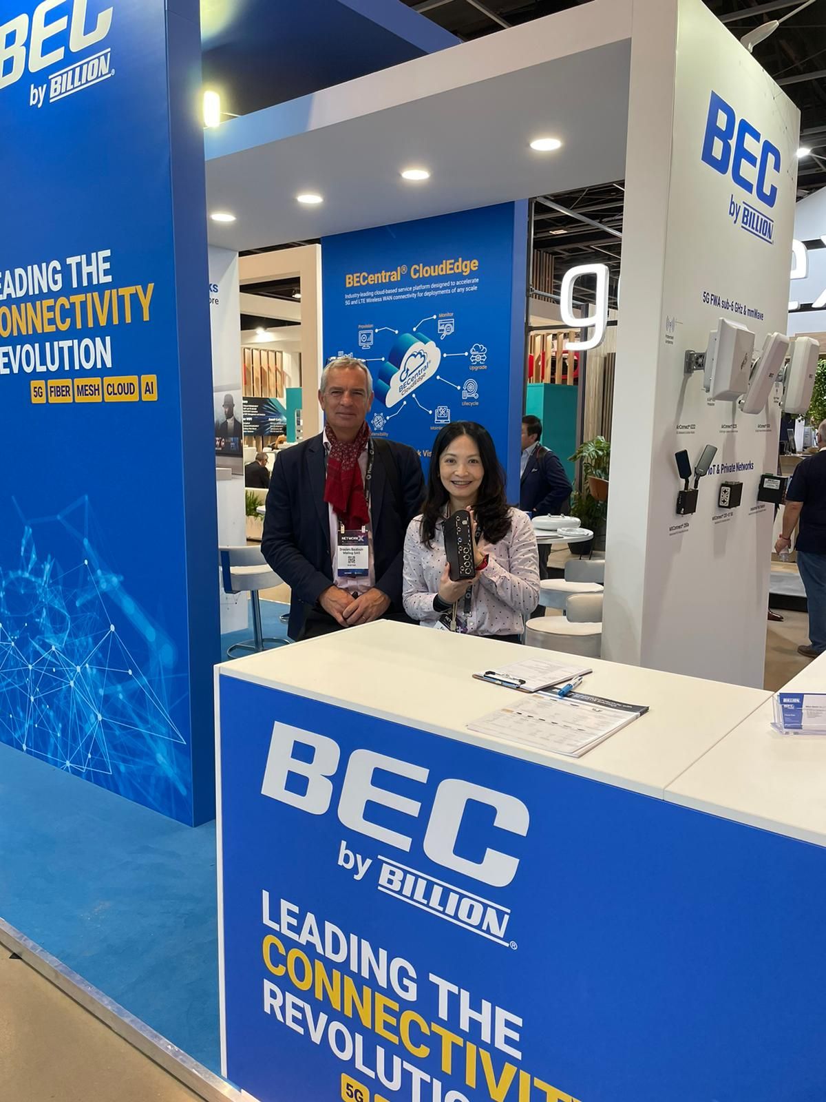 BECbyBillion於2023 Network X 展示一系列5G通訊解決方案