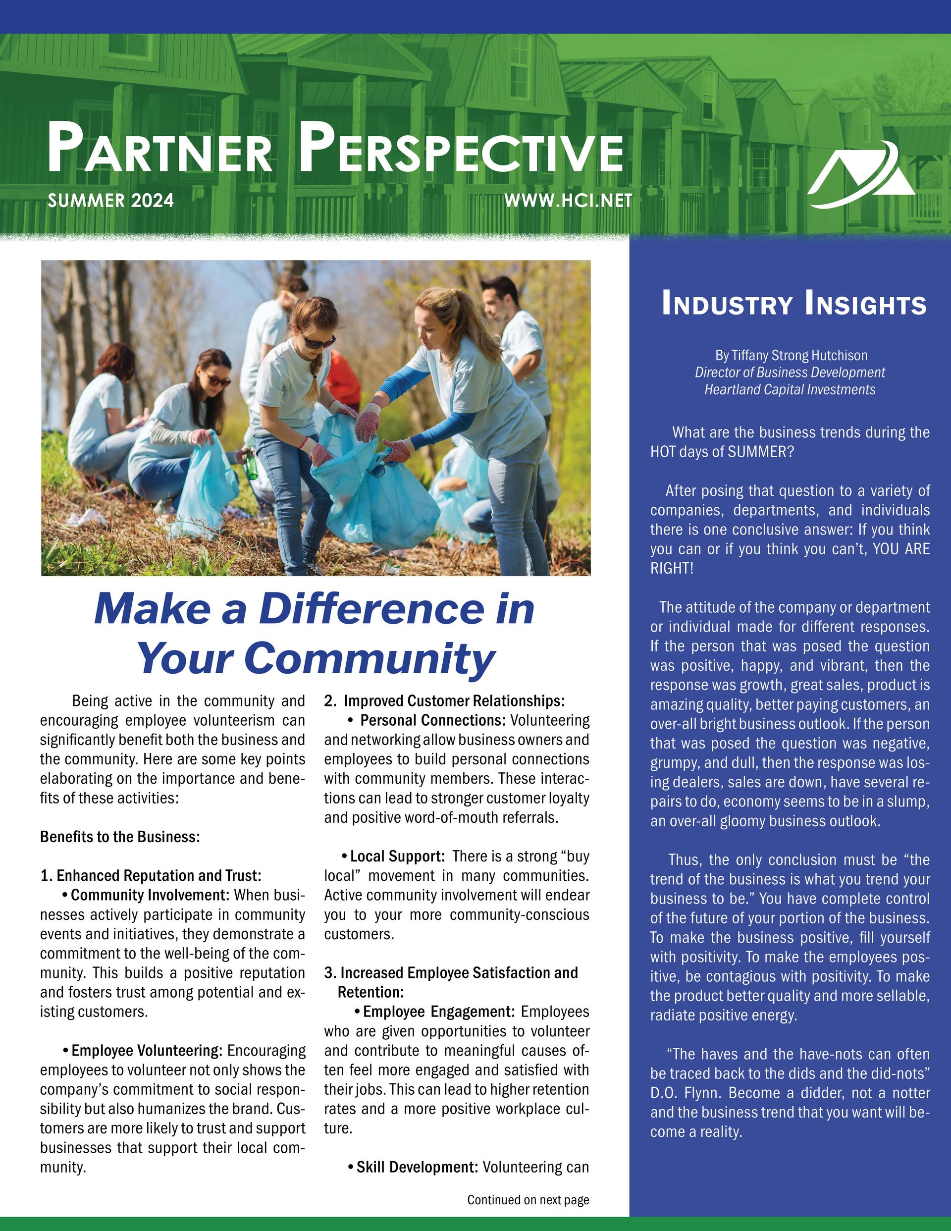 Heartland Capital Investments | Newsletter