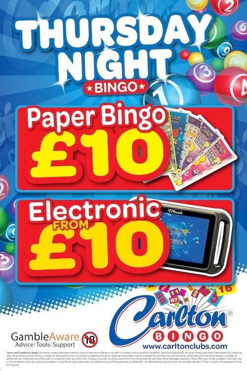 Carlton Bingo Livingston