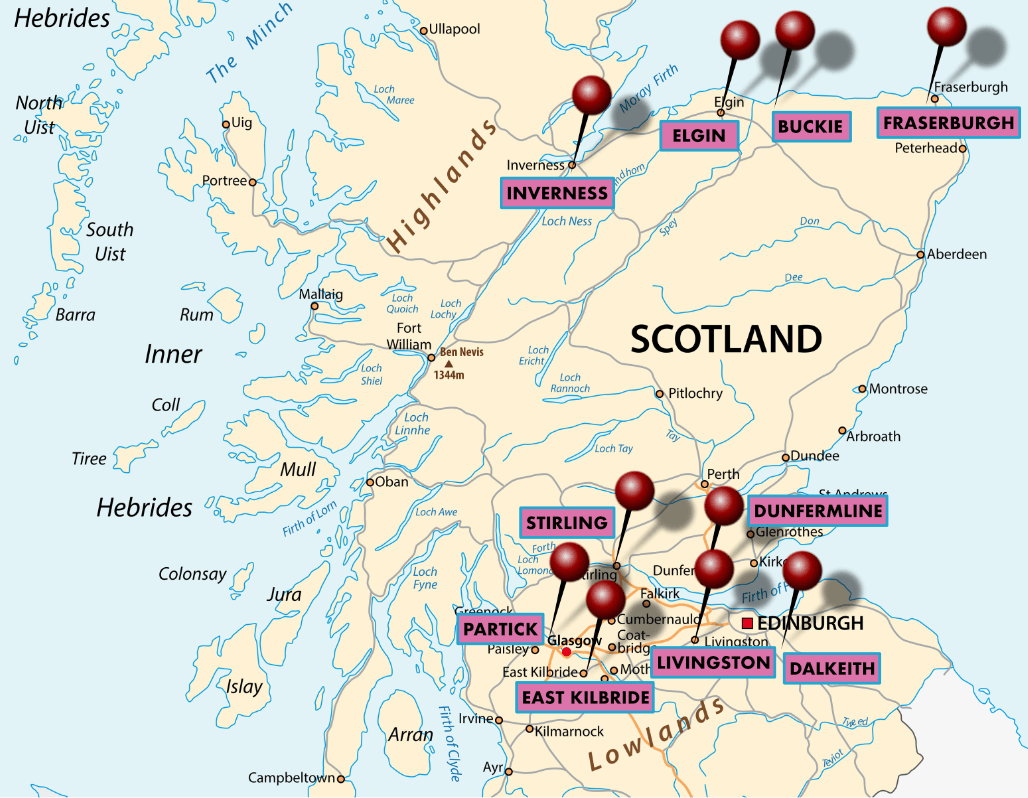 Clubs Across Scotland | Carlton Bingo