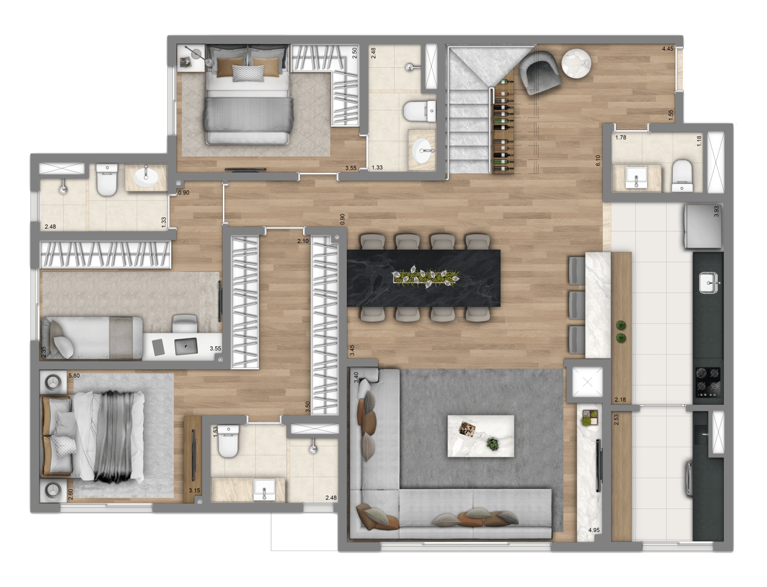 Living Grand Wish Nova Campinas - Apartamento em Campinas