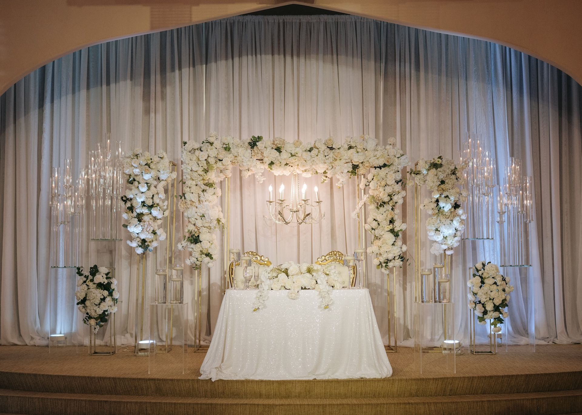 Wedding Backdrop Rentals Sacramento, Ceremony Floral Arches
