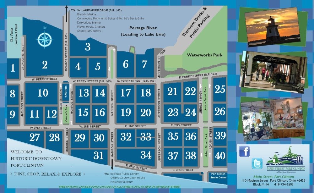 Downtown Map | Main Street Port Clinton