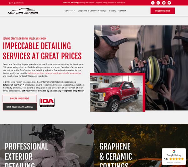 Our Detailer Website Designs | Detailers Roadmap