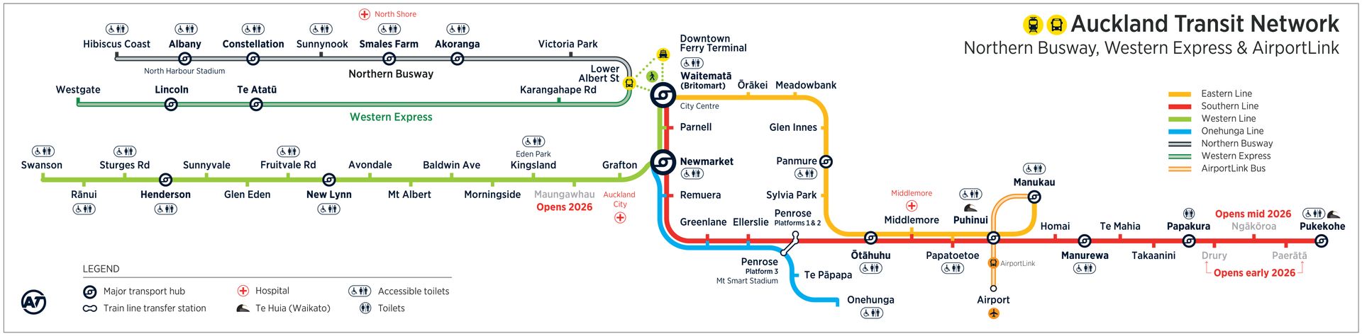 How to use train in Auckland?