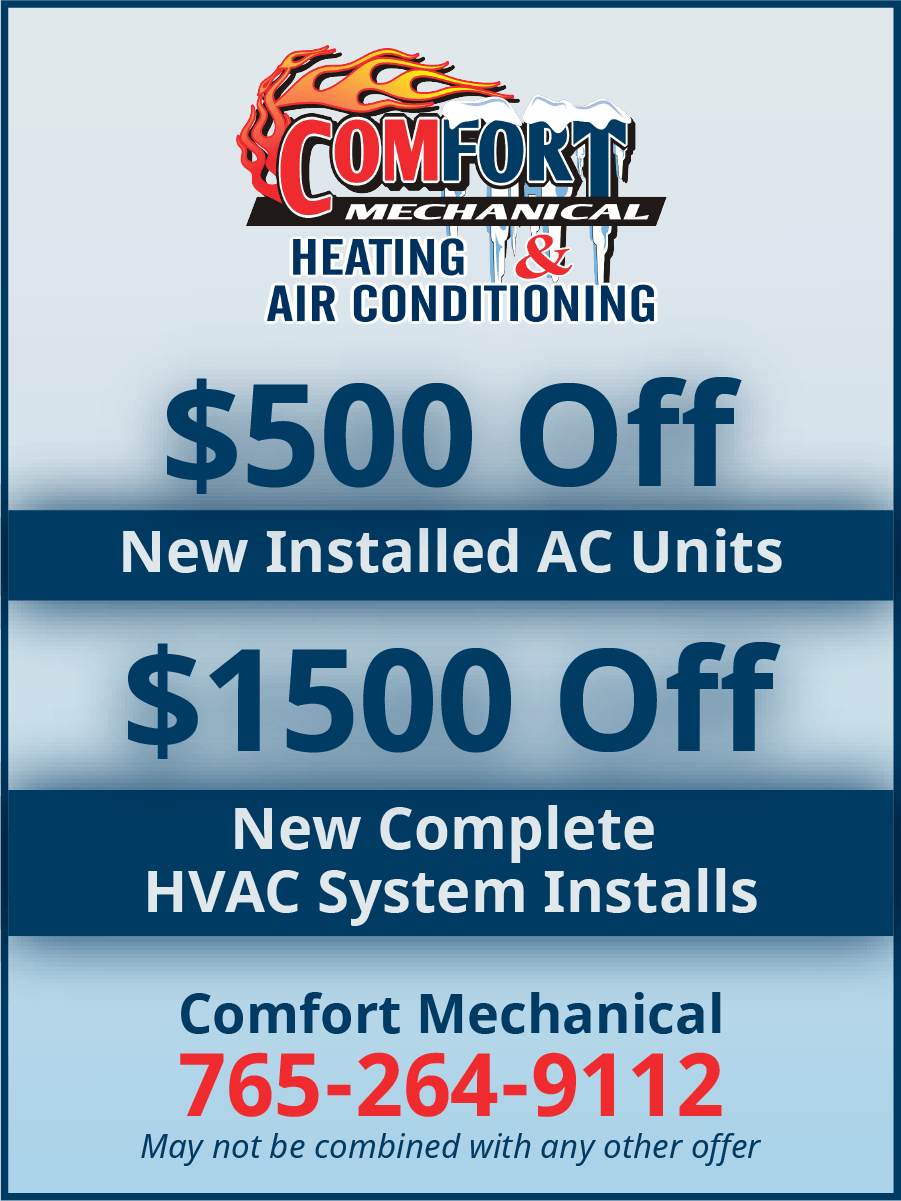 Comfort Mechanical Air Conditioning and Heating services Lafayette IN