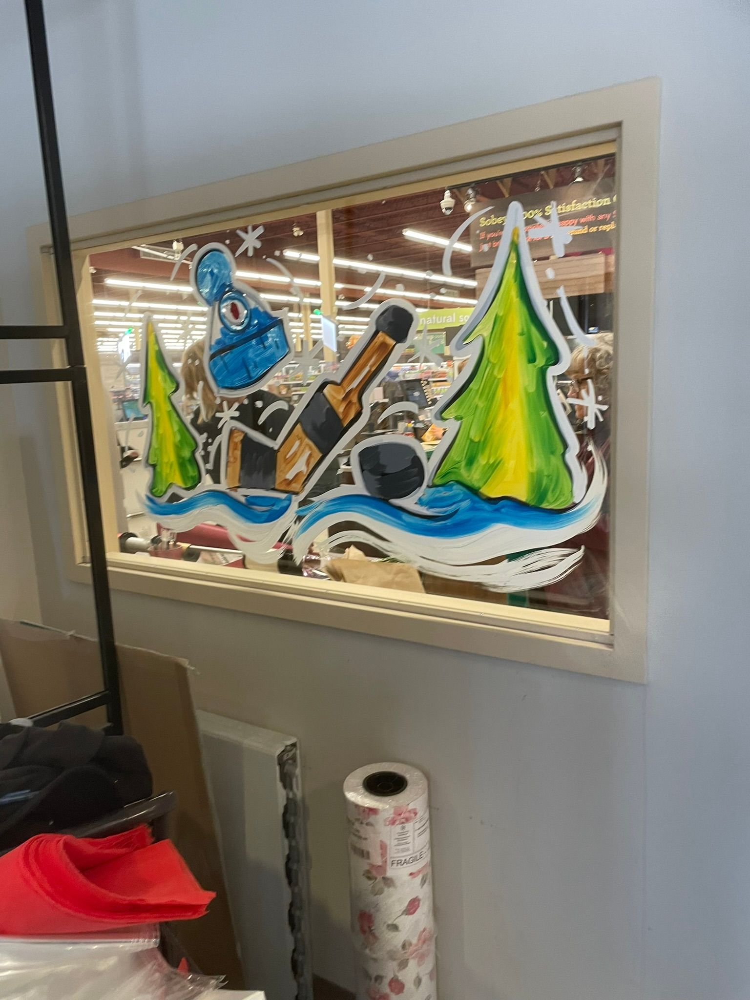 Sports Team Window Painting | Real Life Signs