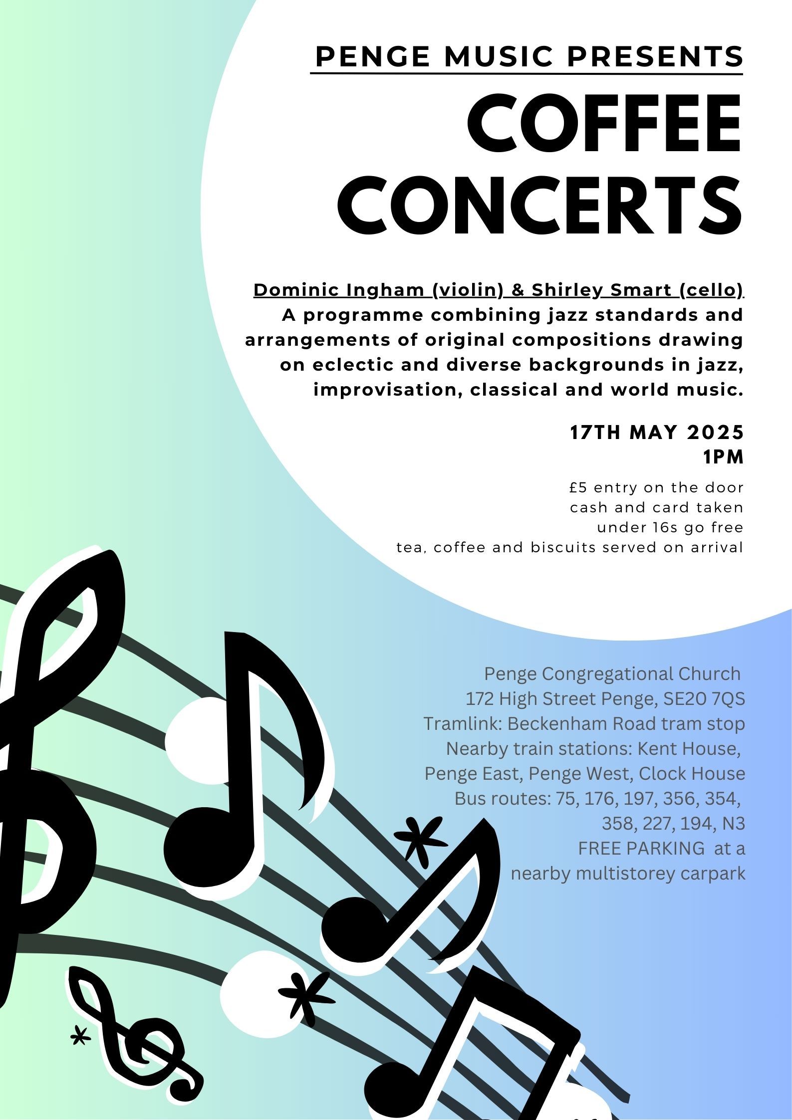 Penge Music concert venue classical music London