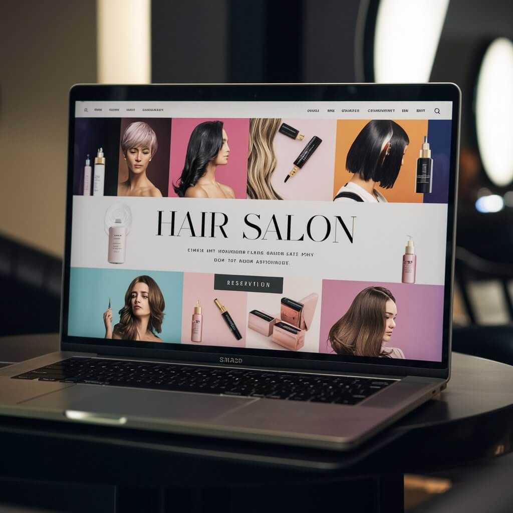 Professional Hair Salon Website Design | Web Designer Australia