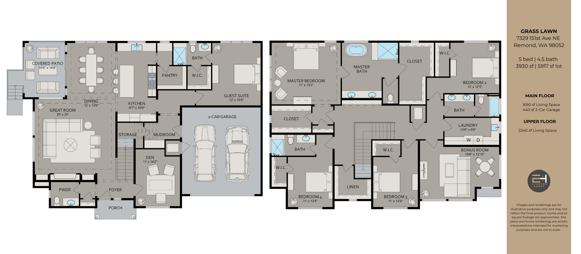 7329 151st Ave NE, Redmond | Grass Lawn