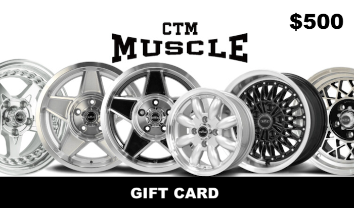 CTM MUSCLE gift cards now available