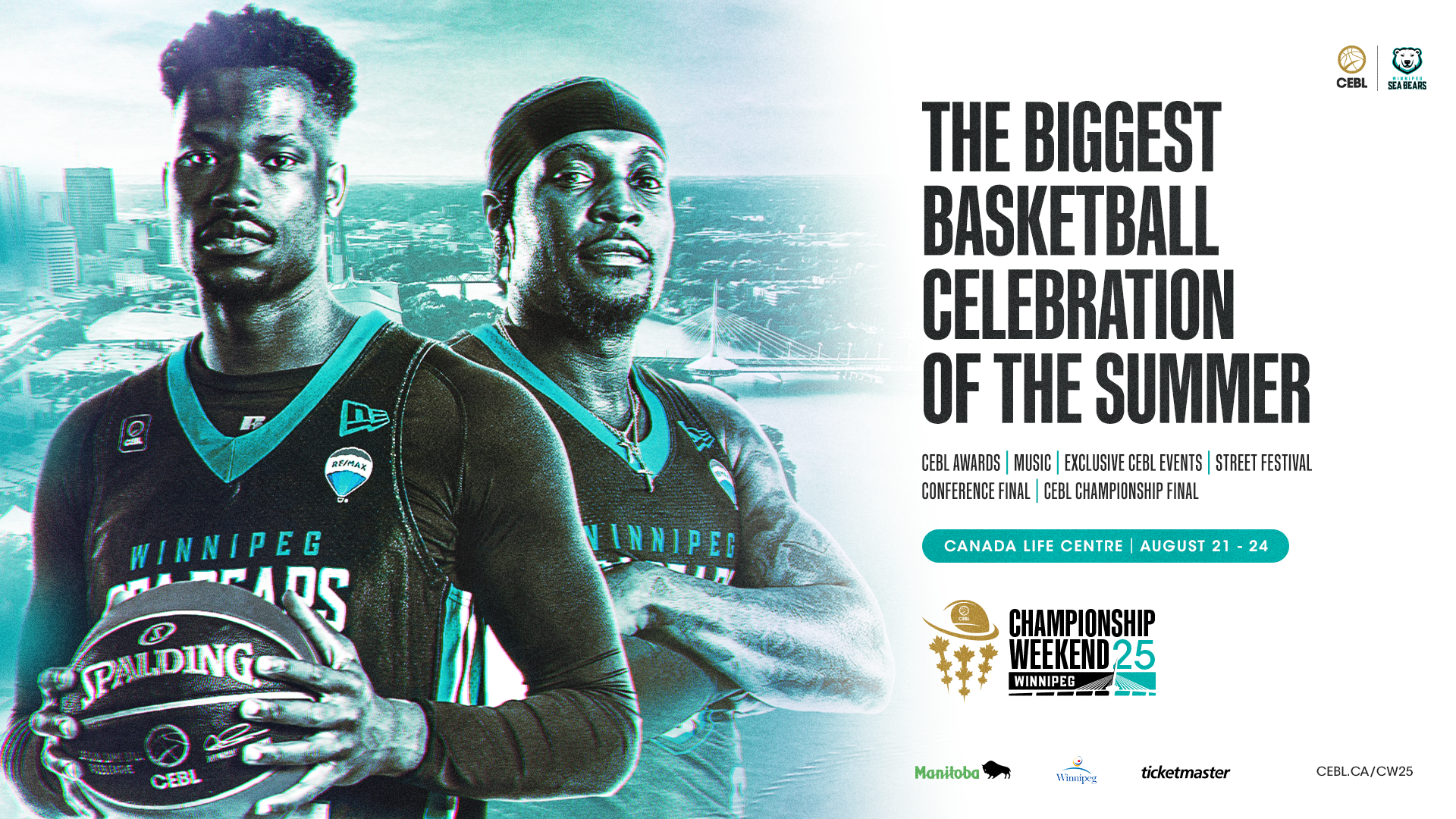 Winnipeg to Host 2025 CEBL Championship Weekend