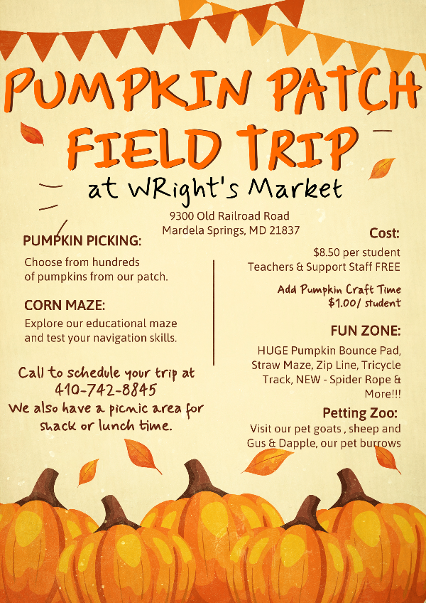 Field Trips | Wright's Market & Produce | Mardela Springs MD