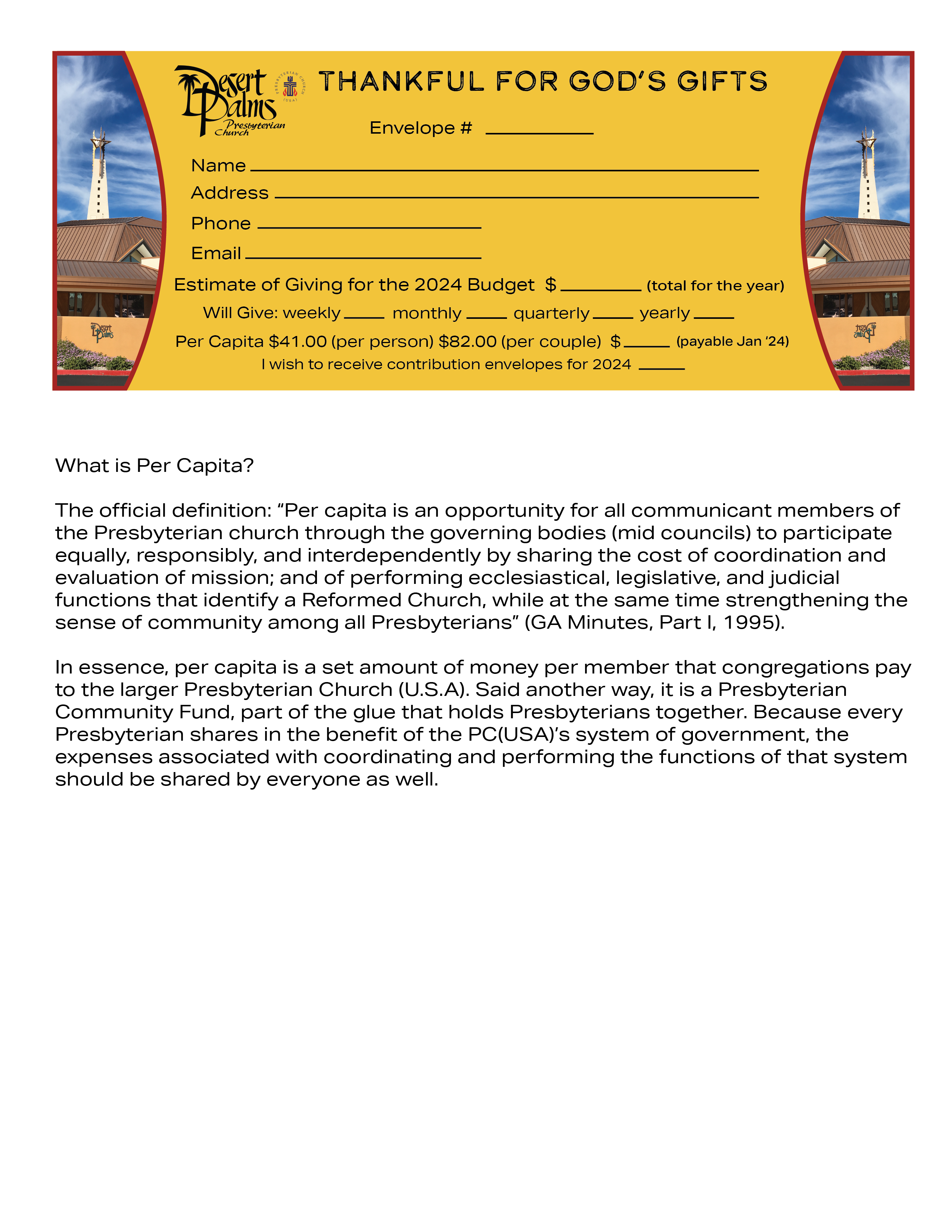 Desert Palms Presbyterian Church, PC(USA)