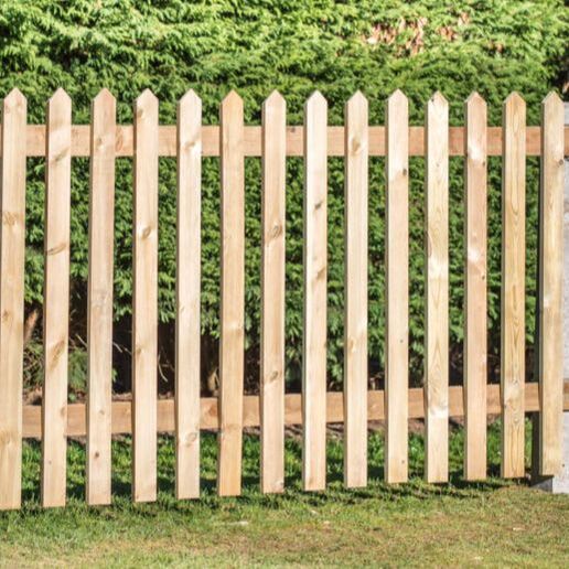 Composite Picket Fence | Wood Picket Fences - Nottingham Fencing