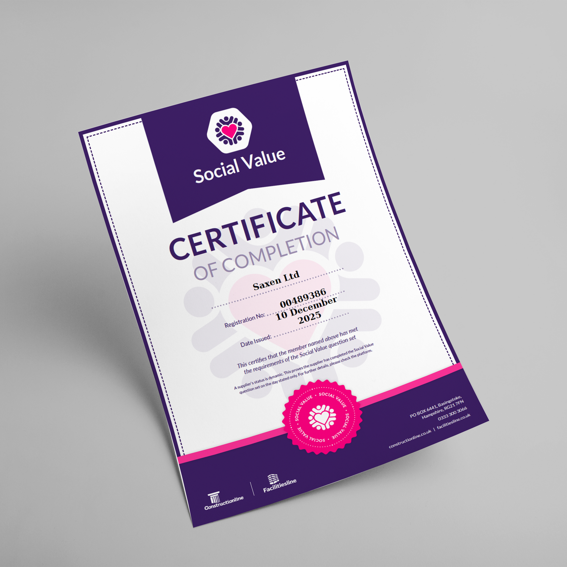 Constructionline Gold renewed
