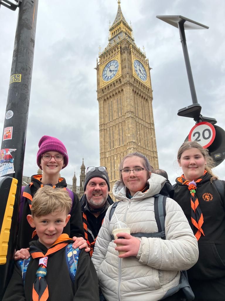 Caythorpe Scouts play real-life Monopoly on the streets of London