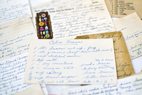 Make your own family recipe book