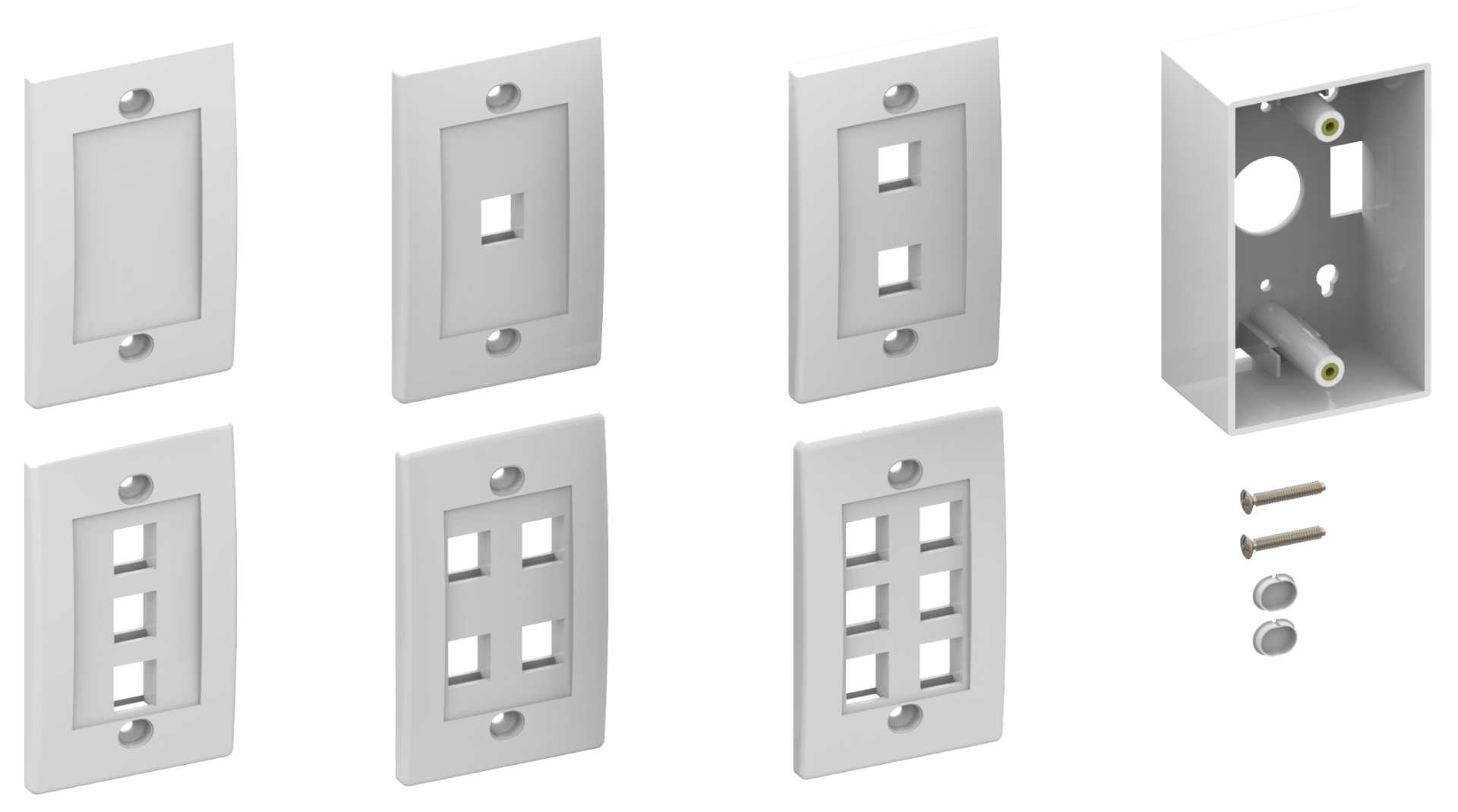 Faceplates & Wallbox | Face Plates, Keystones, Wall Box, RiT Tech Ltd