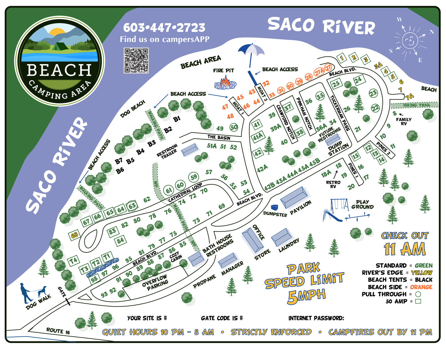 RV Camping | Saco River North Conway, New Hampshire