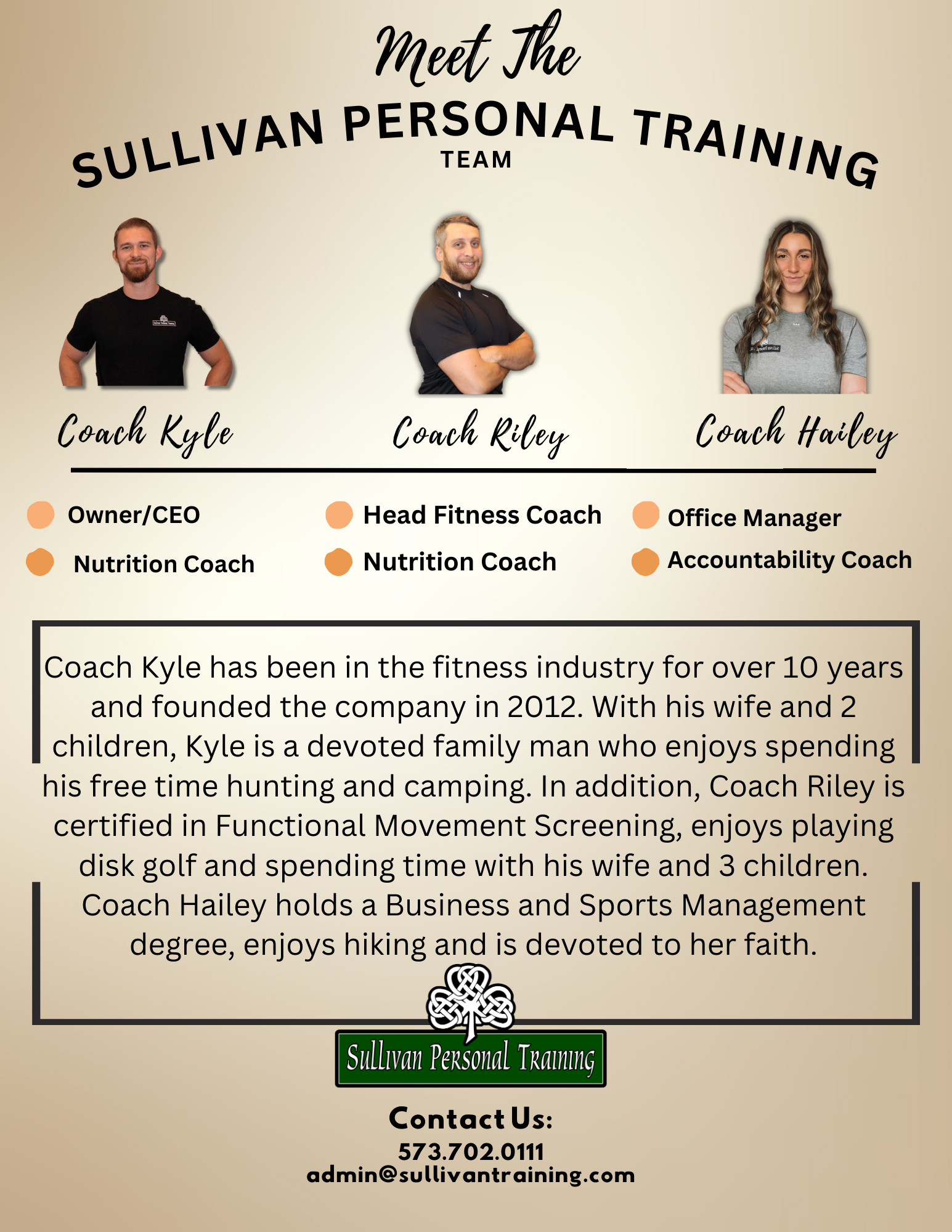 Sullivan Personal Training | Fitness Studio | Farmington, MO | Trainer