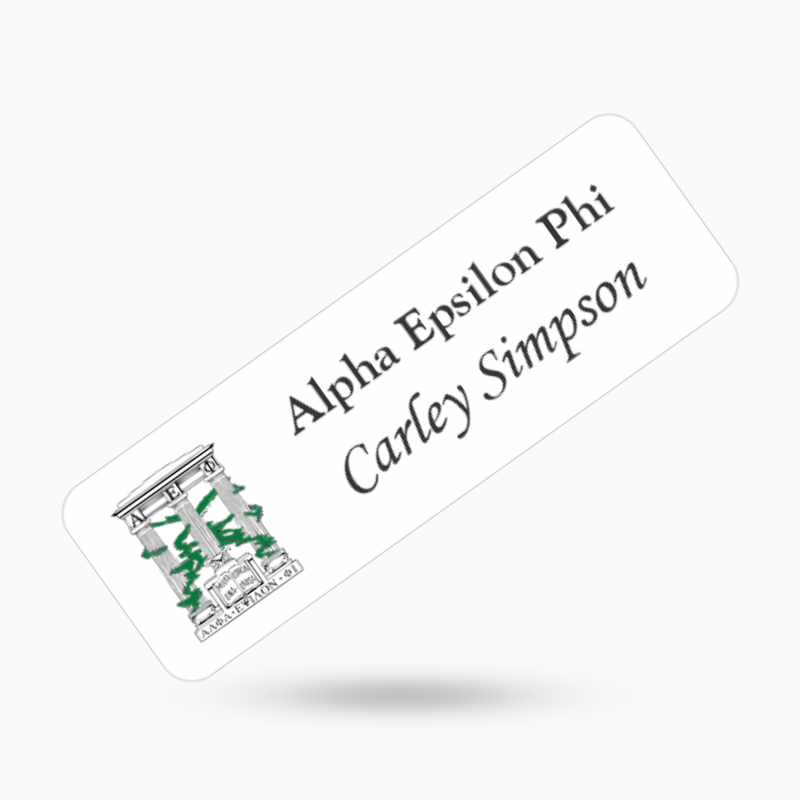 Custom Sorority Name Tags For Chapter Members | Name Tag Pros