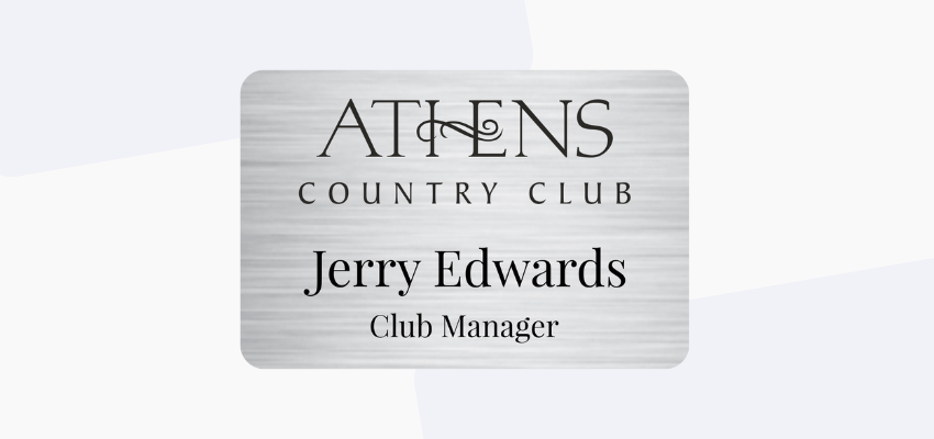 Benefits of Name Tags for Country Clubs and Golf Courses