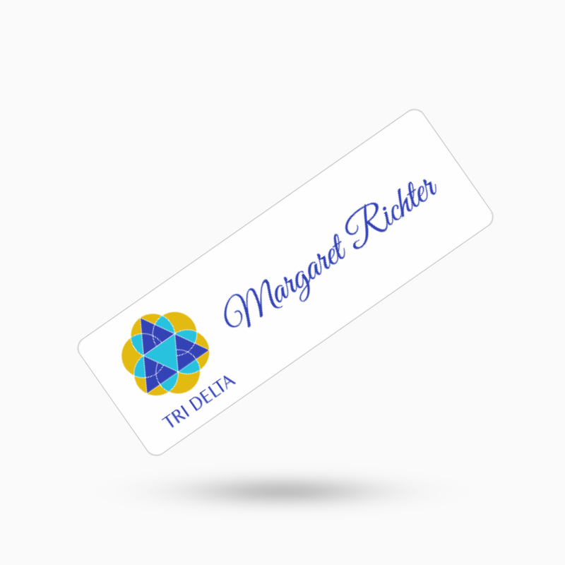 Custom Sorority Name Tags For Chapter Members | Name Tag Pros