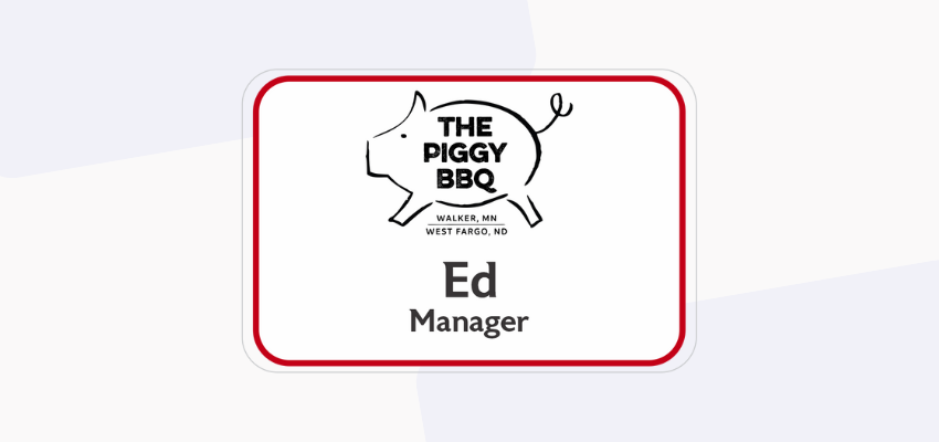 How Custom Name Tags Made the Difference At a Popular Restaurant