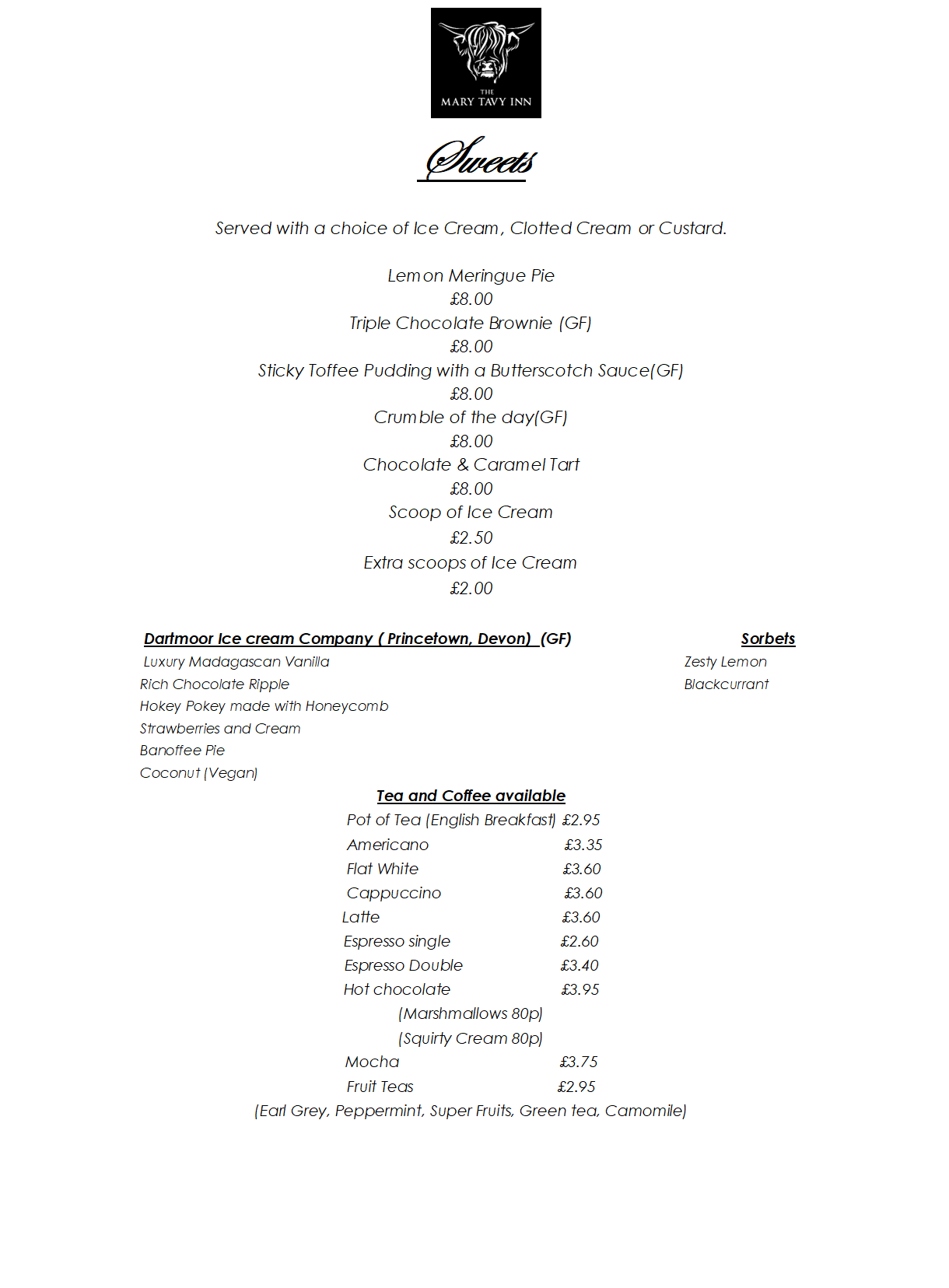 A welcoming restaurant at The Mary Tavy Inn